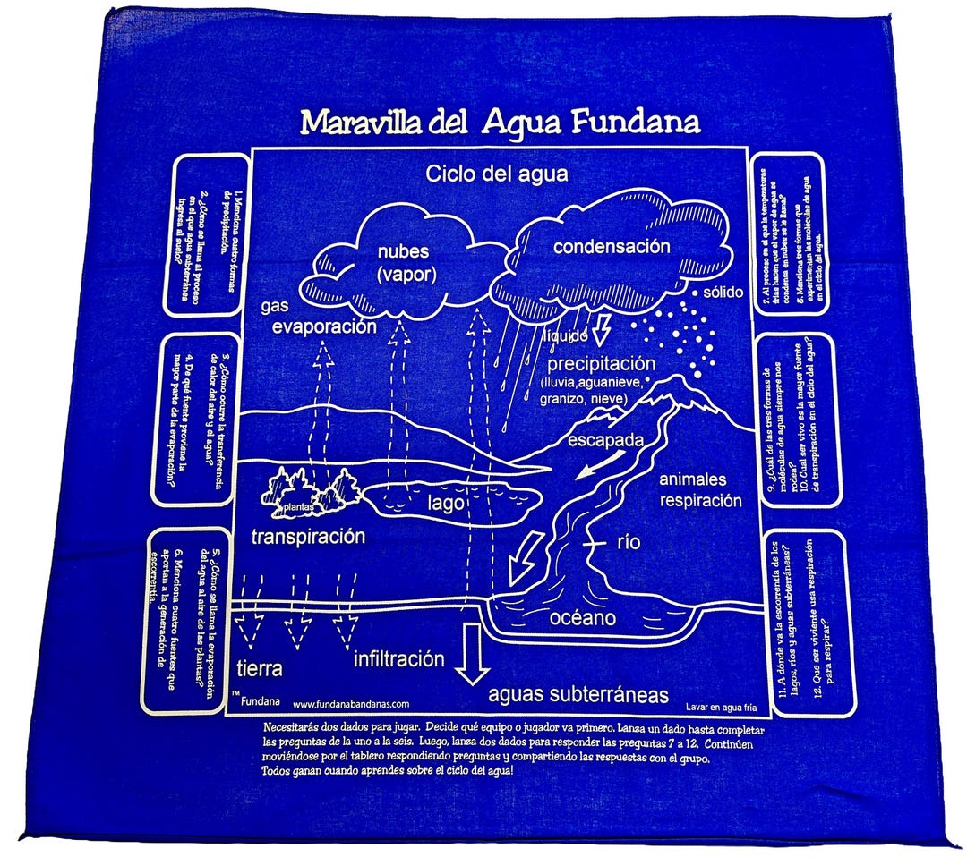 New! Spanish Wonder of Water! Our Fun Game About the Water Cycle in ...