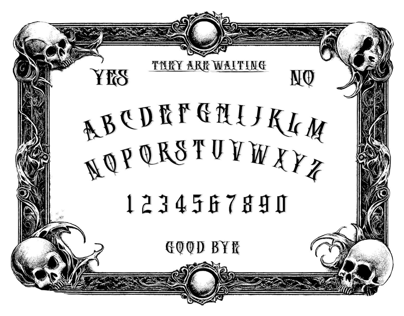 They Are Waiting – Digital Ouija Board, Occult Spirit Board, Laser ...