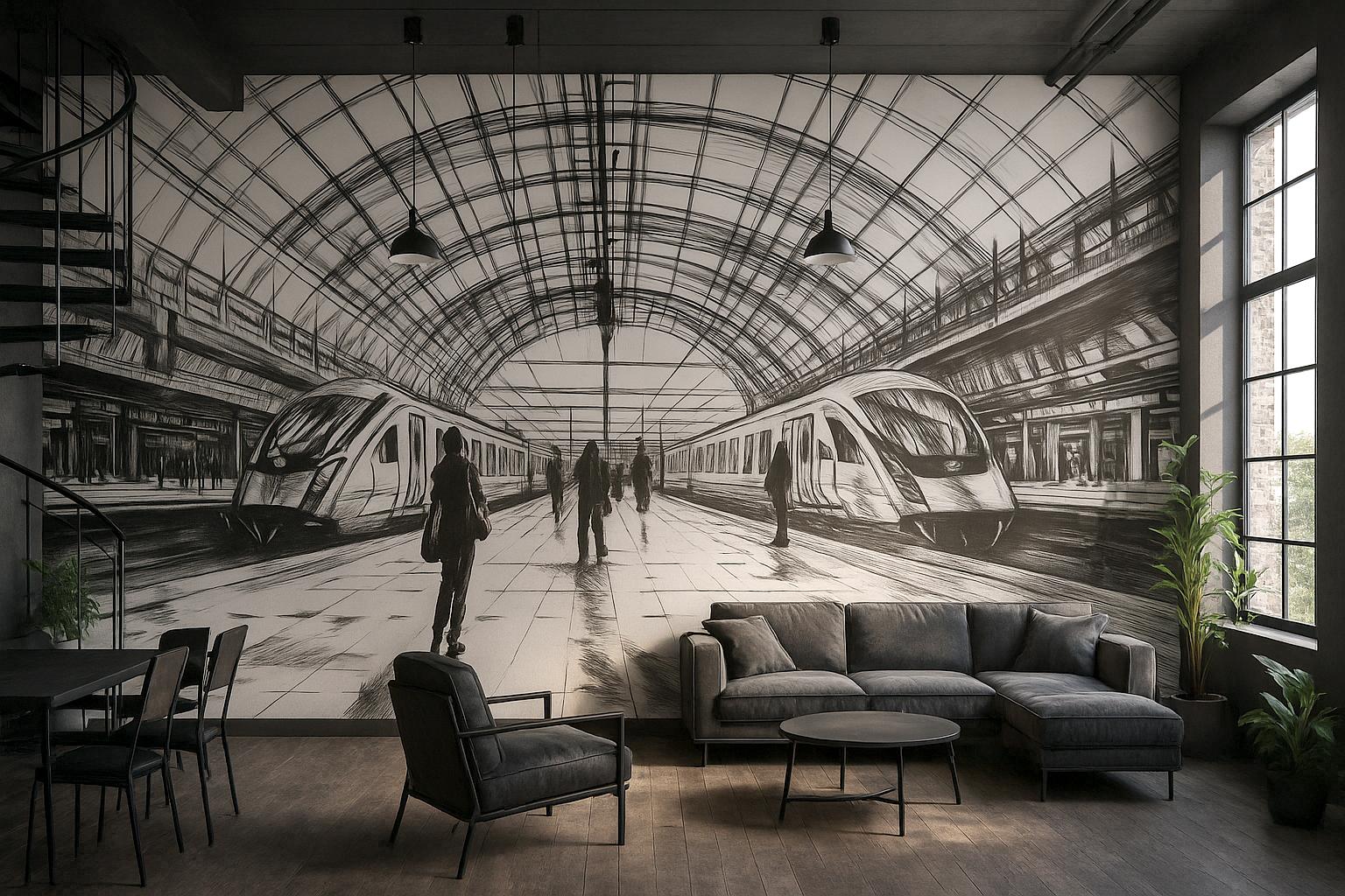 Manchester Piccadilly Station – Cityscape Wall Arts Printing, Designer ...