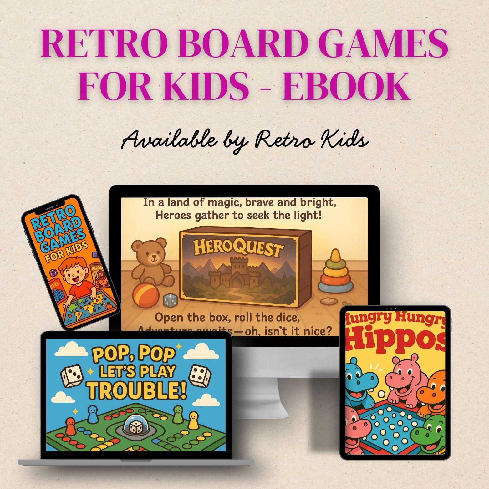 Retro Board Games Explained for Kids – Instant Download Ebook! - Etsy
