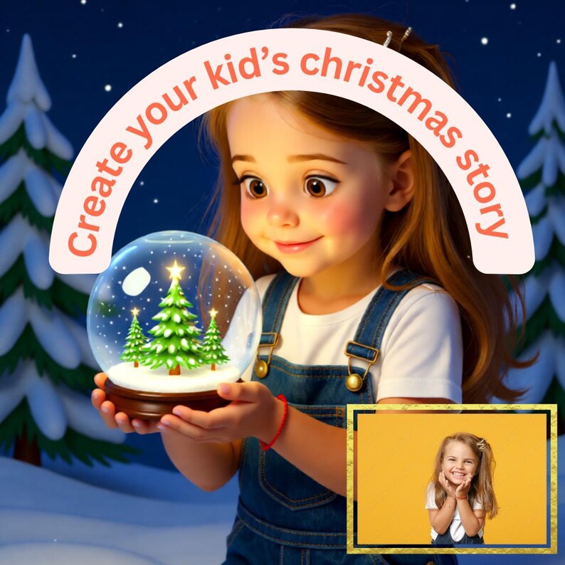 Personalized Christmas Story Book for Children (PDF) - Etsy New Zealand