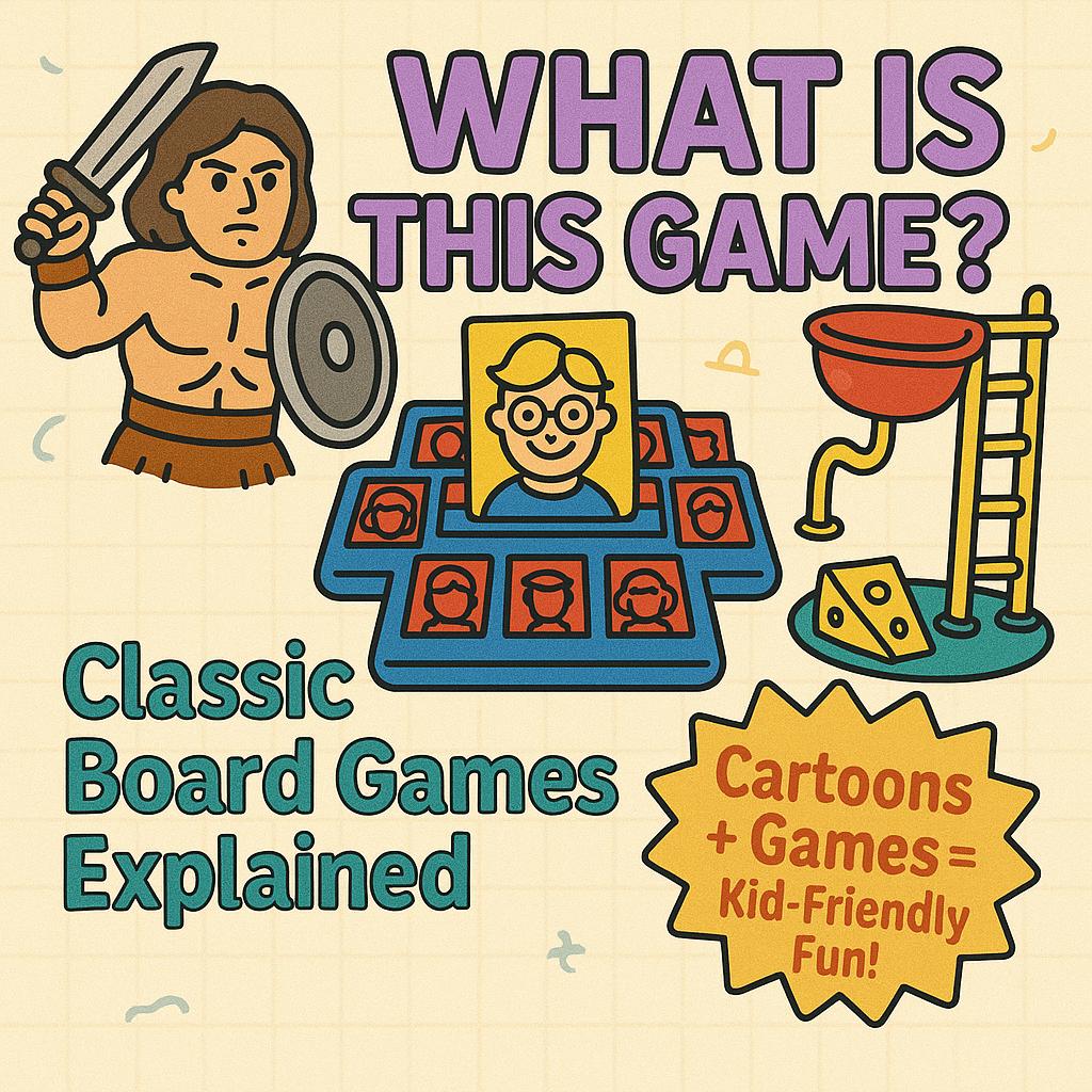 Retro Board Games Explained for Kids – Instant Download Ebook! - Etsy