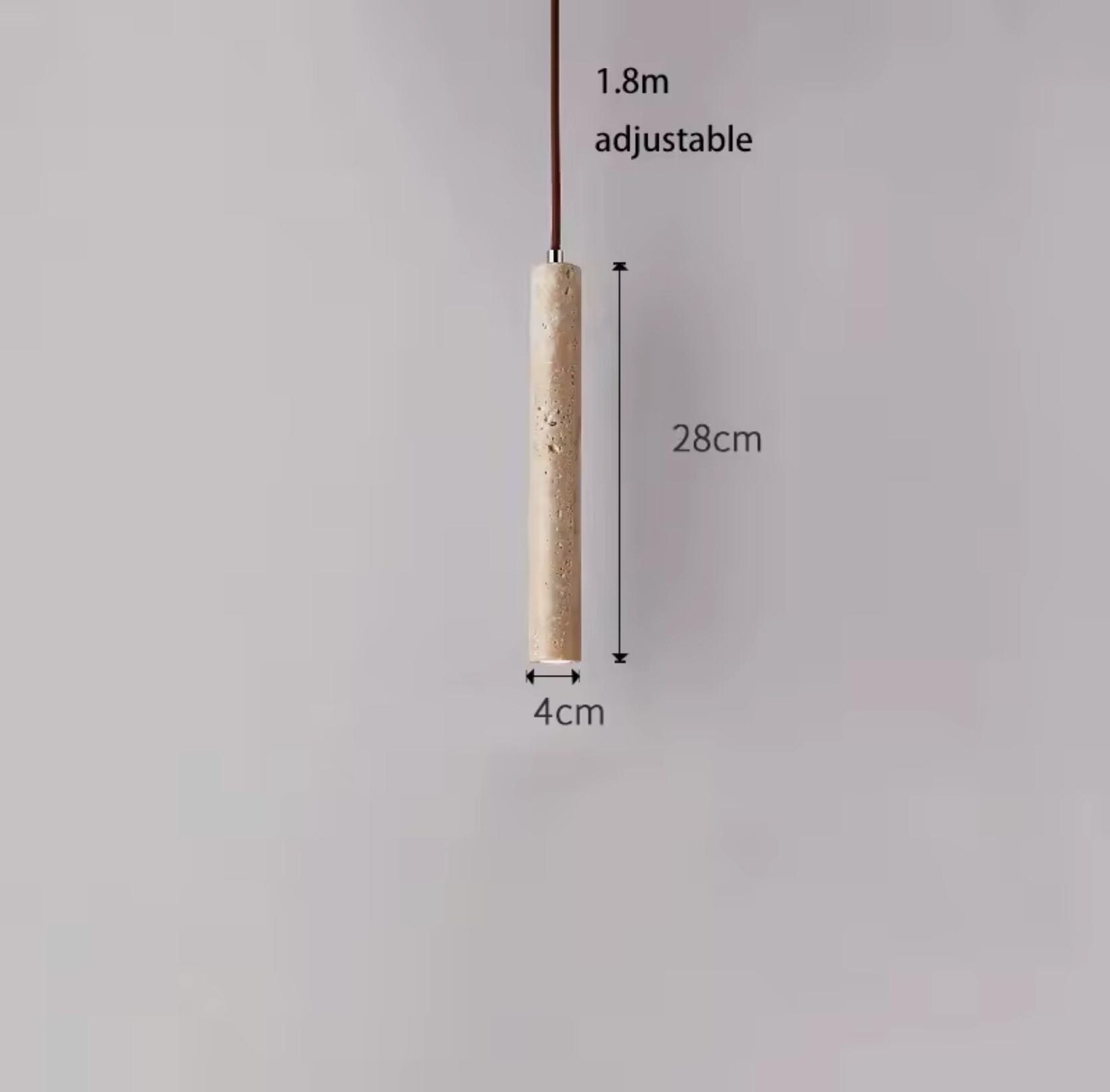 Travertine Stone Pendant Lighting Light Fixture - Etsy