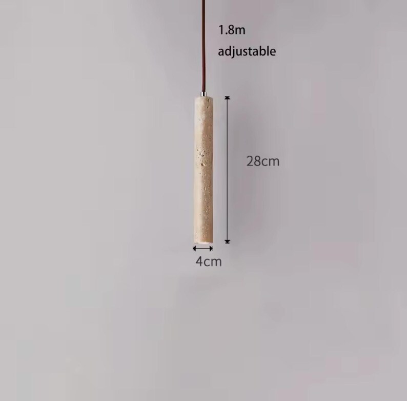 Travertine Stone Pendant Lighting Light Fixture - Etsy