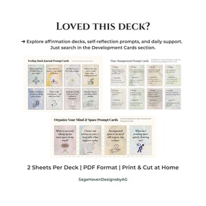 Procrastination Buster Cards: Printable Productivity Prompts (PDF ...