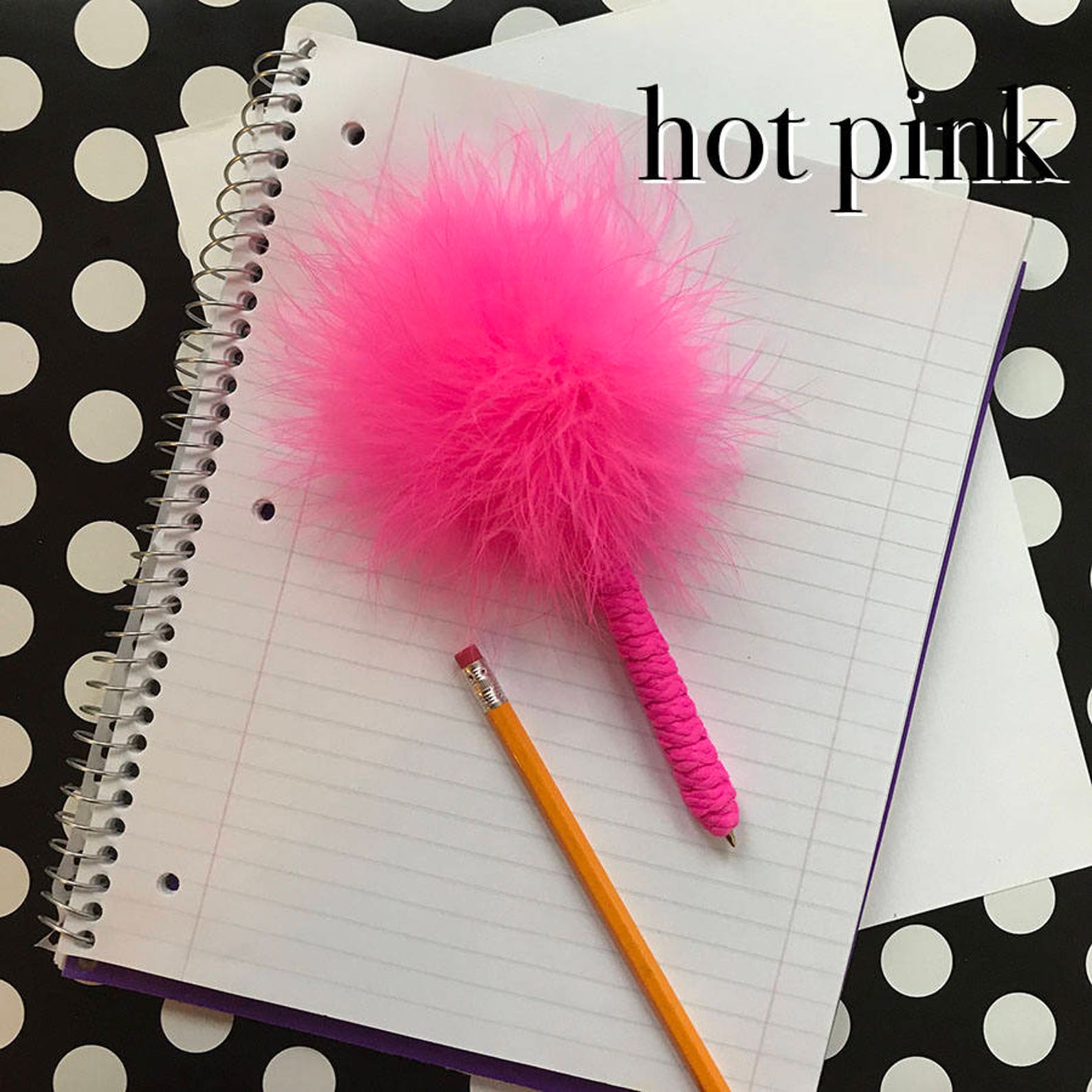 Fluffy Feather Pen . Clueless Pen - Etsy