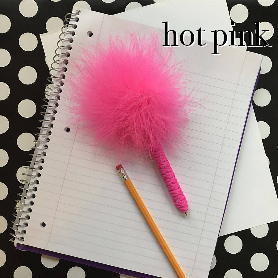 Fluffy Feather Pen . Clueless Pen - Etsy UK