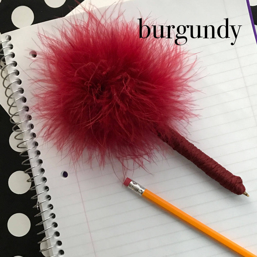 Fluffy Feather Pen . Clueless Pen - Etsy UK
