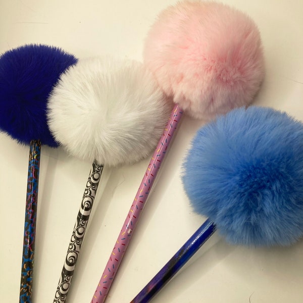 Pom Pom Pencils - Etsy UK