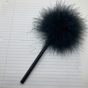 Metallic Fluffy Gel Pen . Clueless Pen - Etsy