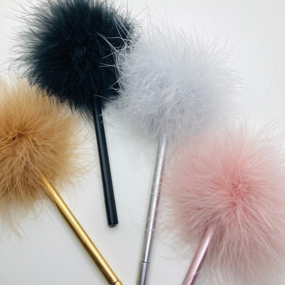 Metallic Fluffy Gel Pen . Clueless Pen - Etsy