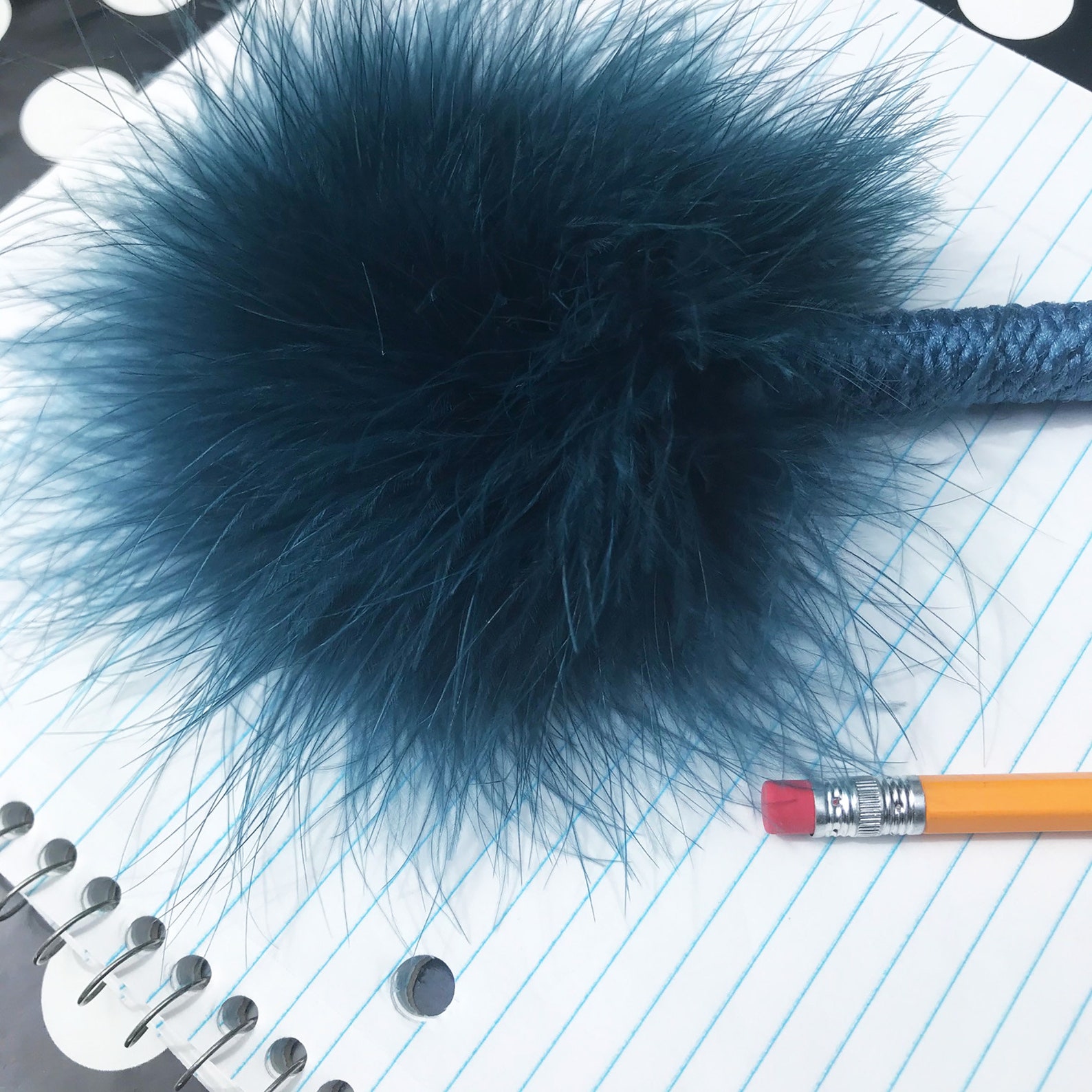 Fluffy Feather Pen . Clueless Pen - Etsy UK