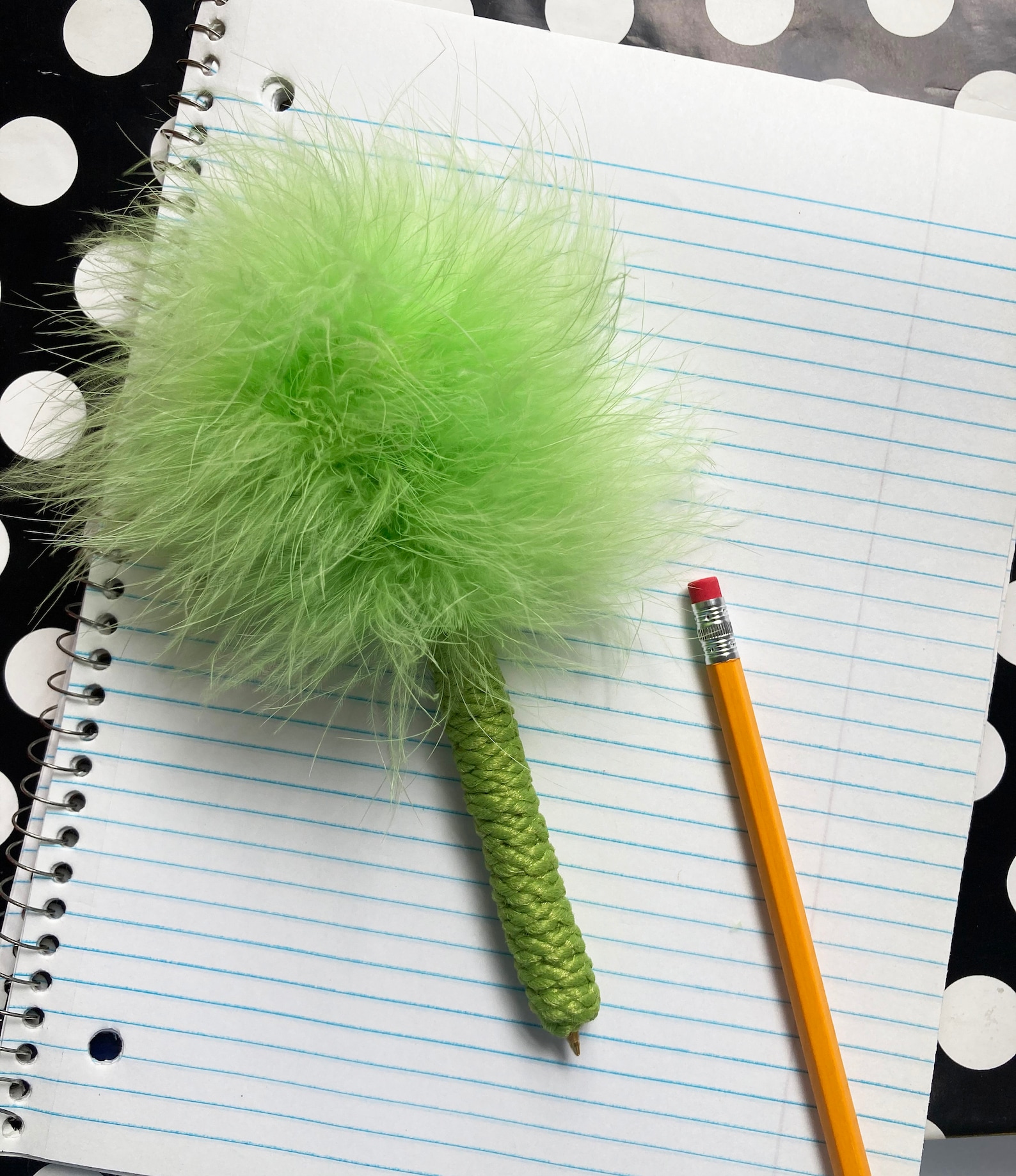 Fluffy Feather Pen . Clueless Pen - Etsy UK