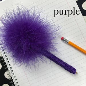 Fluffy Feather Pen . Clueless Pen - Etsy