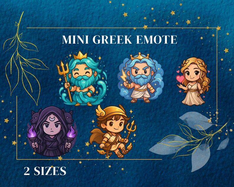 Mini Greek God | Twitch & Discord Emote - Etsy