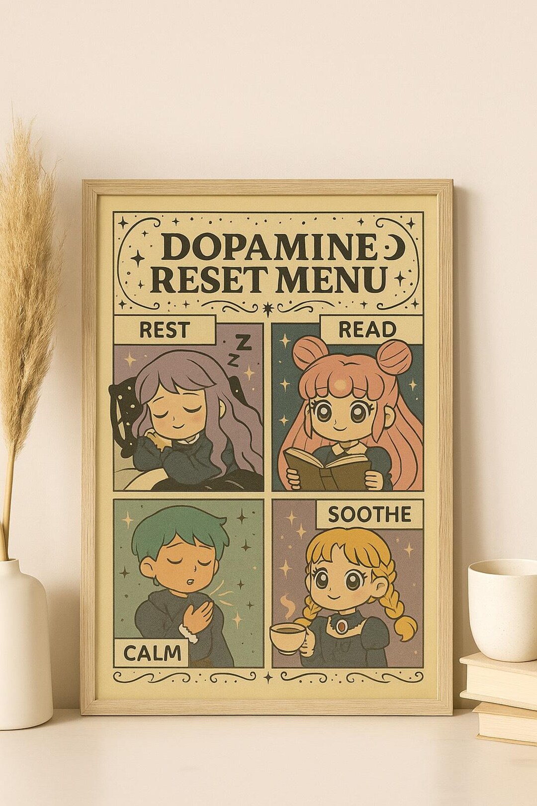 Neurodivergent Dopamine Reset Menu: Printable Mental Health Tool (PDF ...