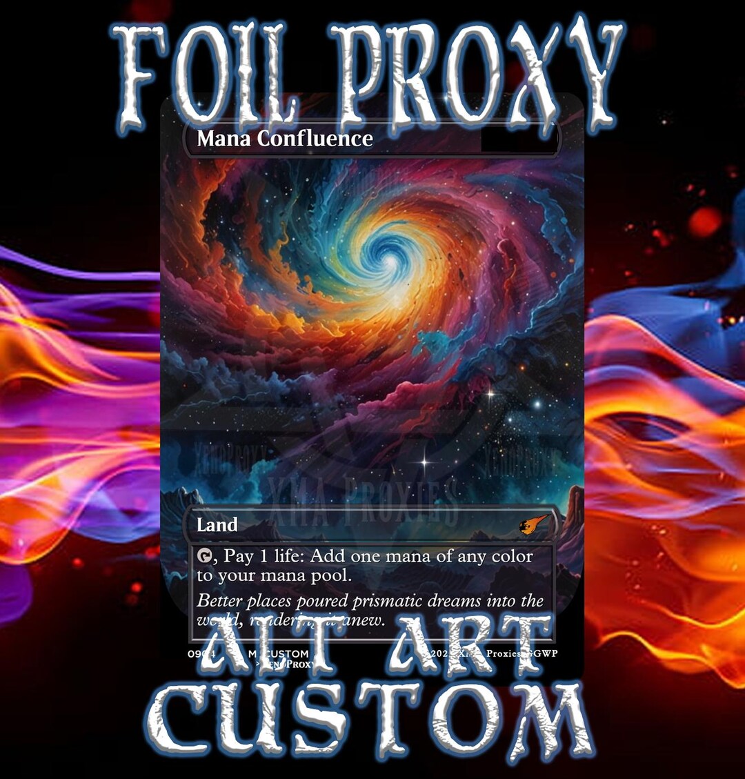 Mana Confluence FOIL Proxy - Etsy