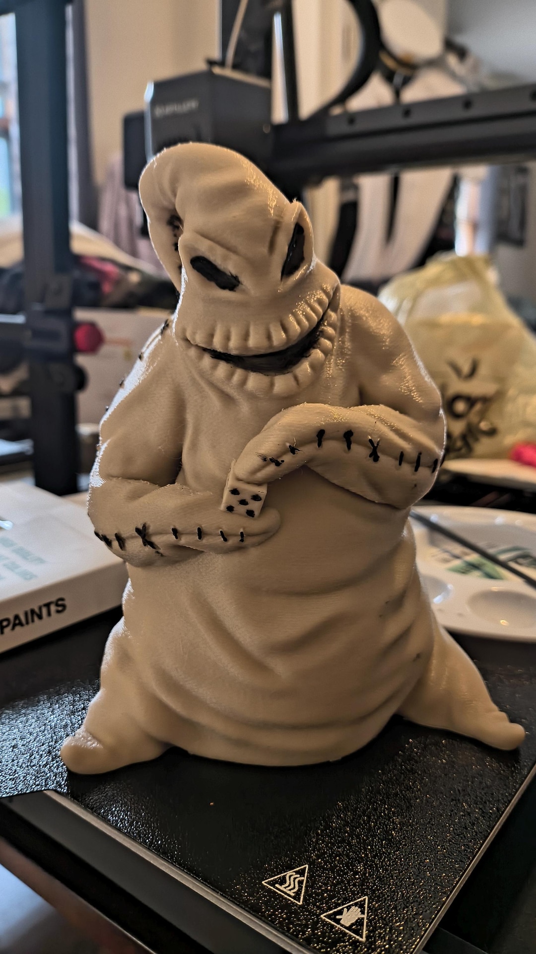 3D Printed Oogie Boogie: Acrylic Painted PLA - Etsy