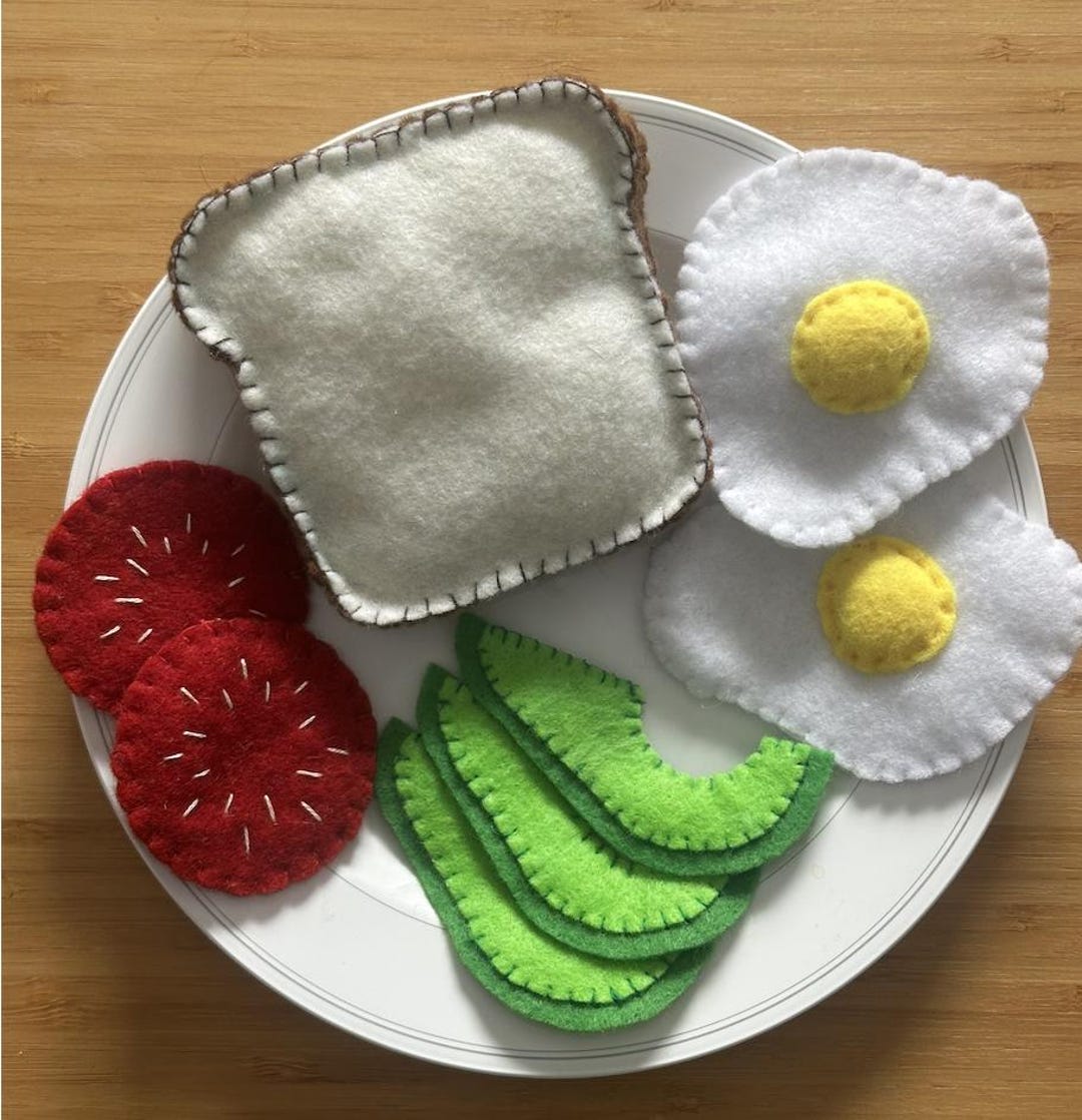 Felt Food - Avocado Toast Bundle - Sewing Pattern PDF - Etsy