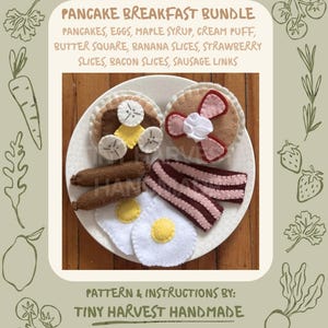 Felt Food - Pancake Breakfast Bundle - Sewing Pattern PDF - Etsy