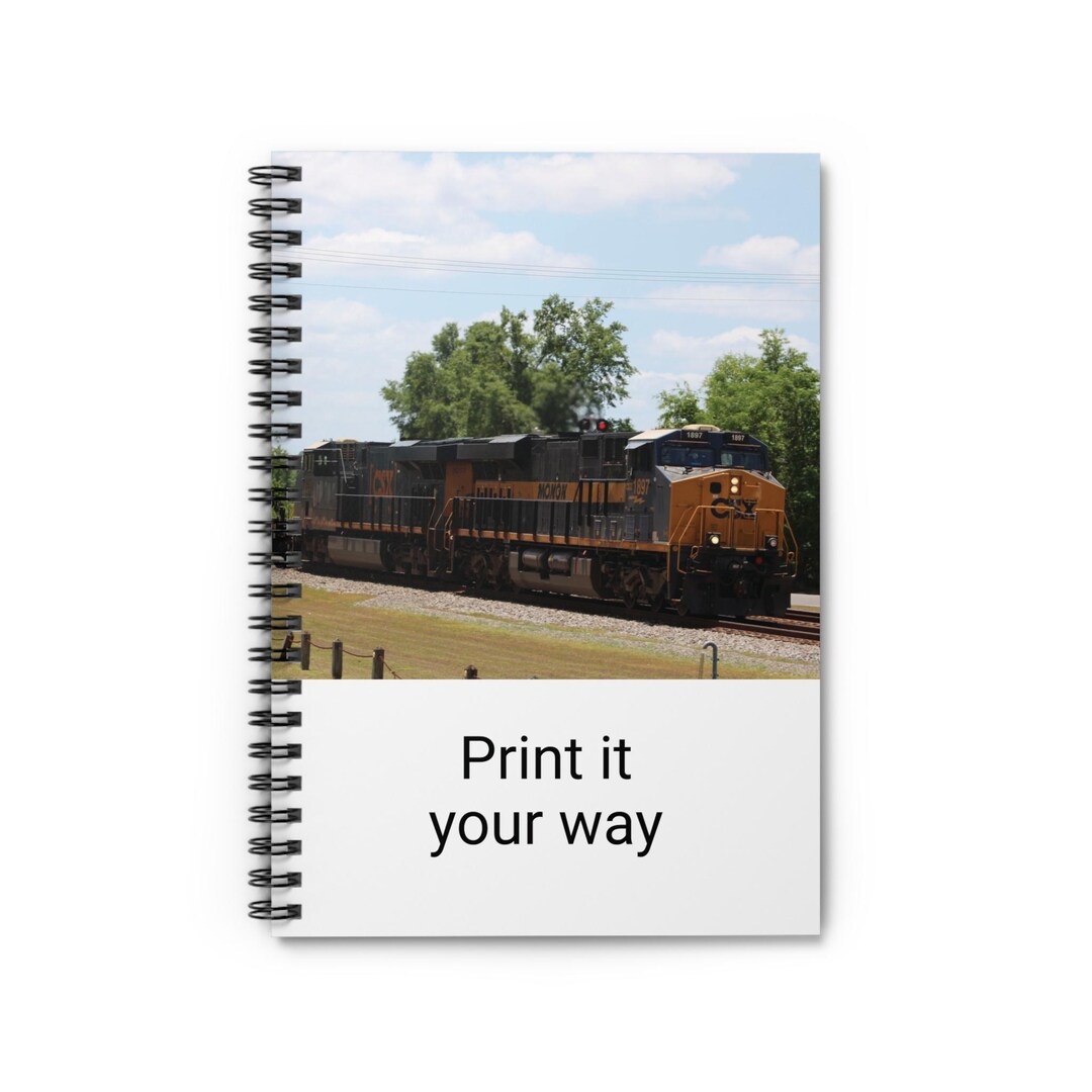 Train Journal: Heritage Unit Locomotive Notebook for Enthusiasts - Etsy