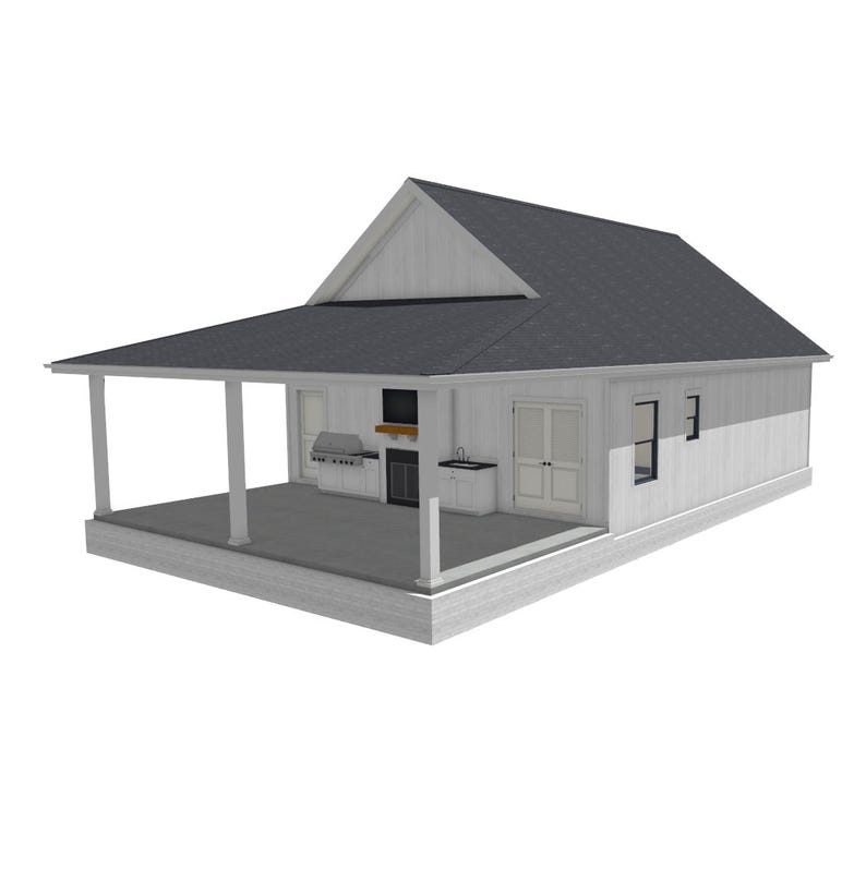 POOL HOUSE PLANS - 1000 Sqft - Etsy