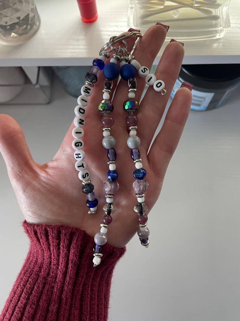 Handmade Beaded Keychain Taylor Swift: Midnights - Etsy