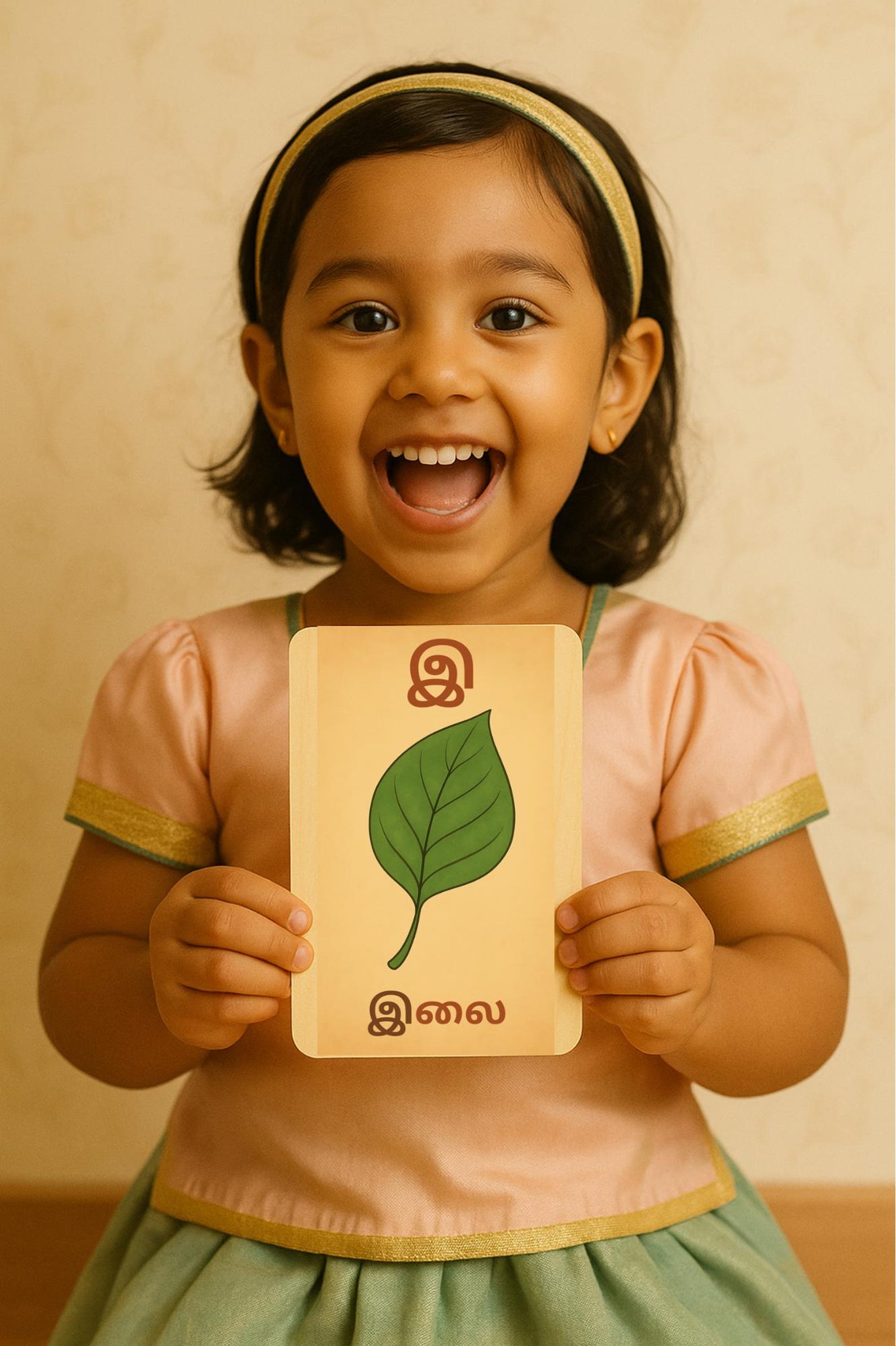 Tamil Alphabet Flashcards- Uyir & Mei Letters | Illustrated Printable ...