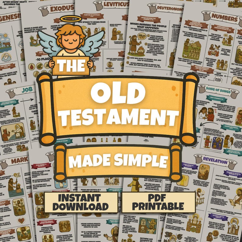 Old Testament Made Simple, Bible Study Guide, Easy to Use, Bible Notes ...
