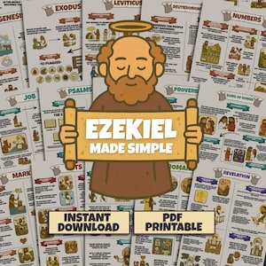 Ezekiel Visual Bible Study Guide: Old Testament Printable (PDF) - Etsy