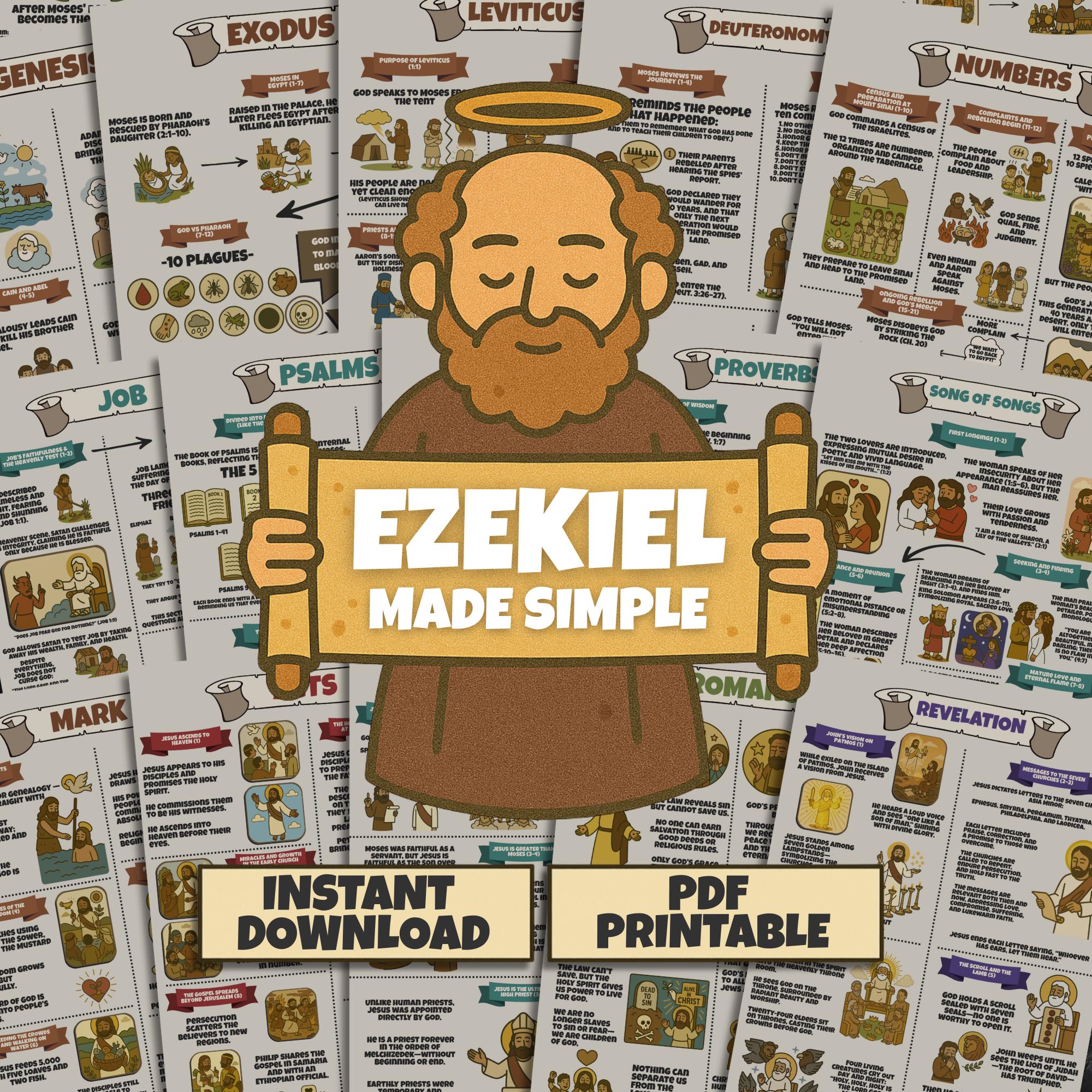 Ezekiel Visual Bible Study Guide: Old Testament Printable (PDF) - Etsy
