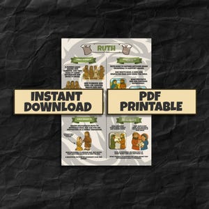 Ruth Made Simple PDF | Visual Bible Study Guide | Old Testament ...