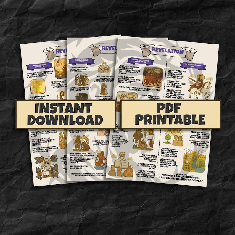 Revelation Made Simple PDF, Visual Bible Study Guide, New Testament ...