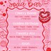 Custom Soda Bar Menu - Etsy