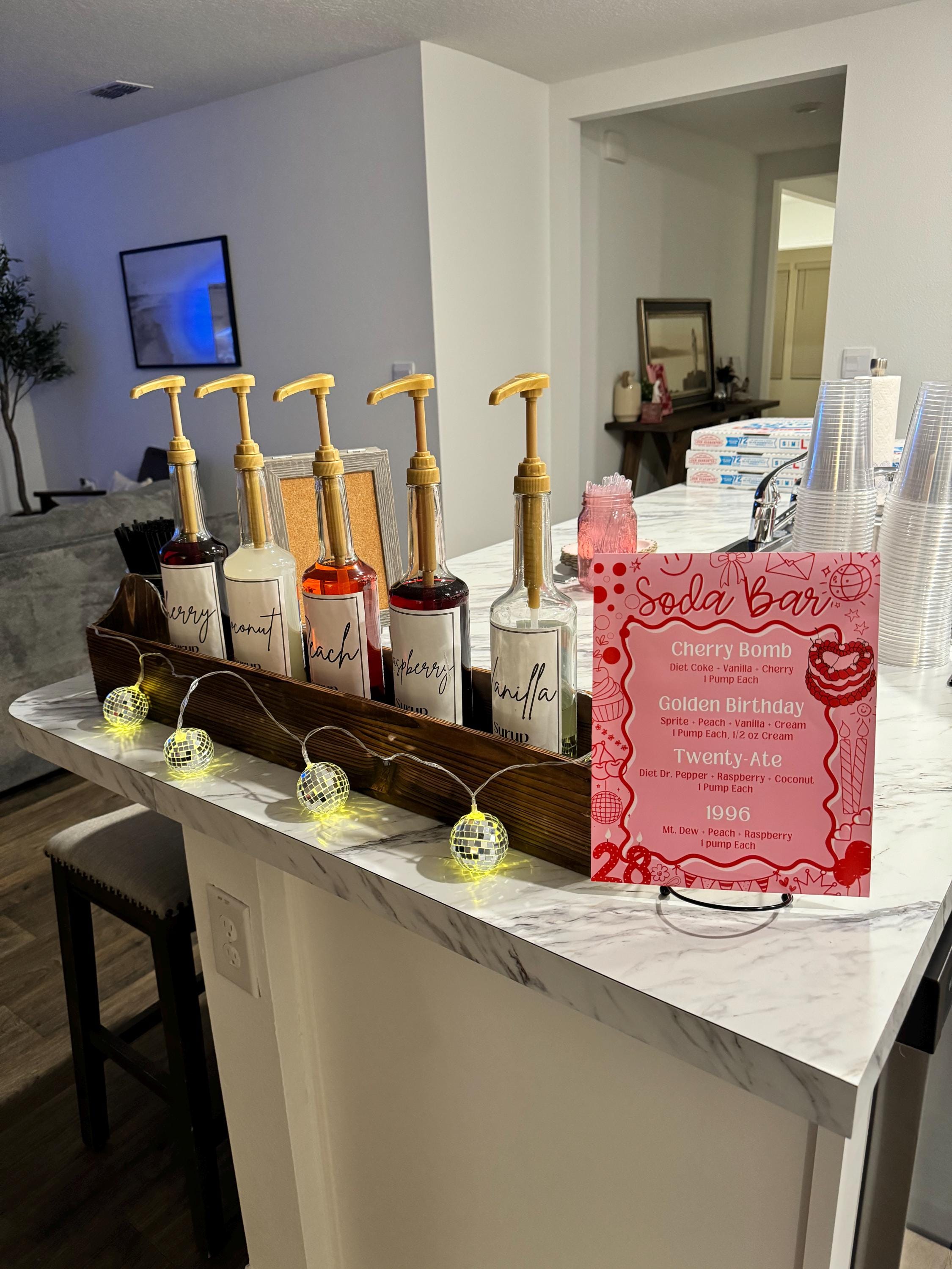 Birthday Soda Bar - Etsy