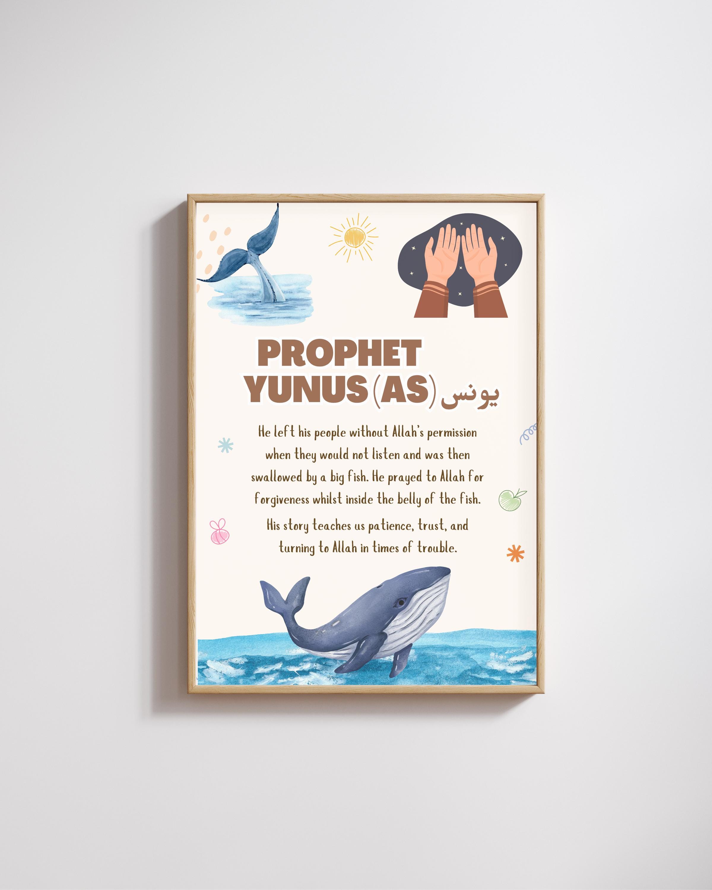 Islamic Prophets Kids Posters | Muslim Stories, Children's Learning ...