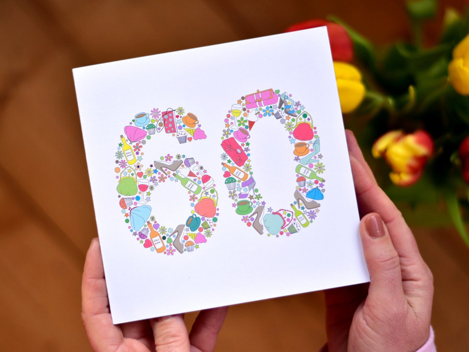 60th Birthday Card for Her - Etsy