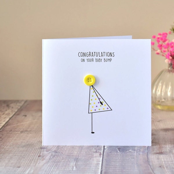 Baby Bump Card - Etsy UK