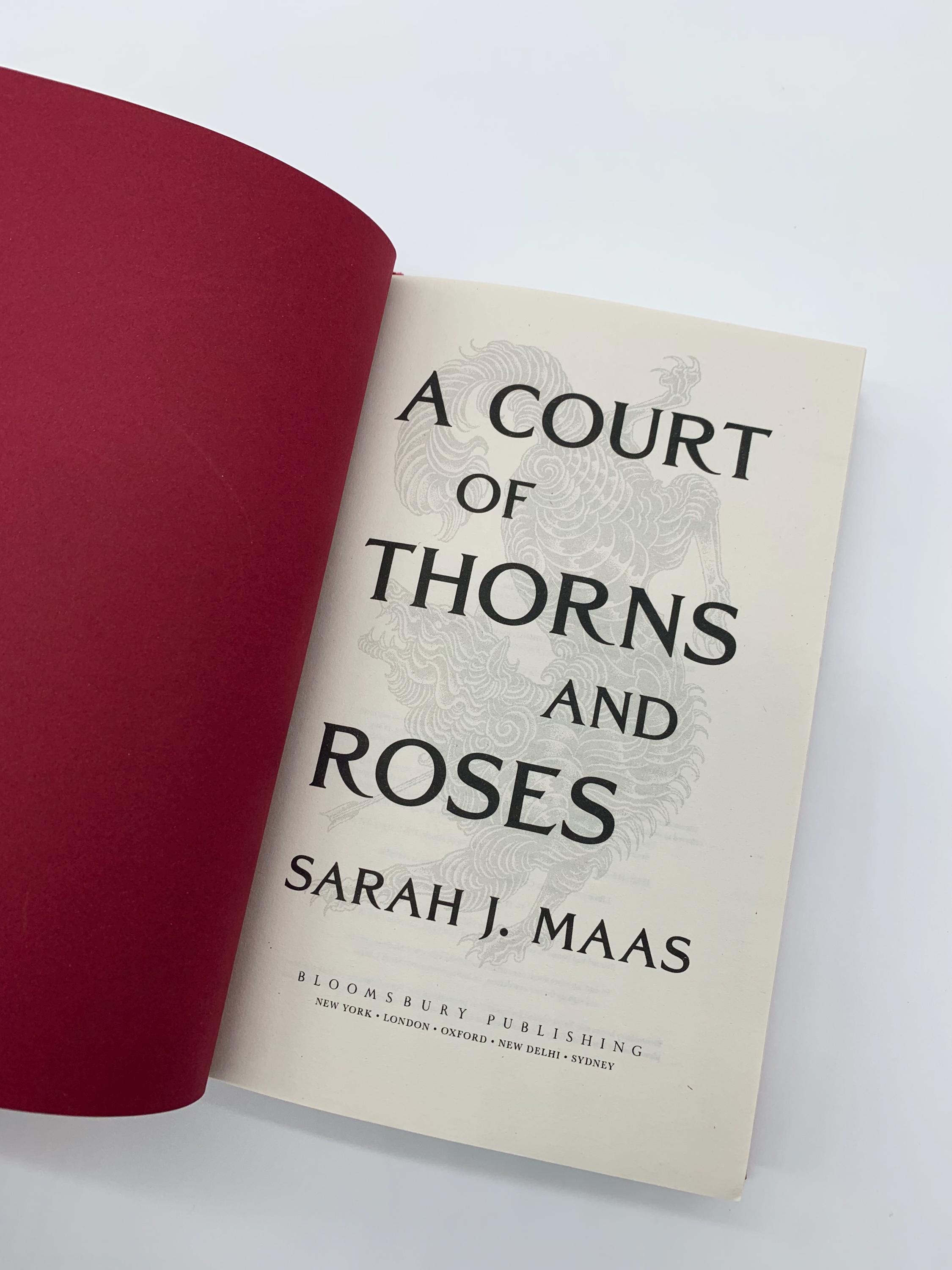 A Court of Thorns and Roses | ACOTAR | Handmade Special Edition [made ...