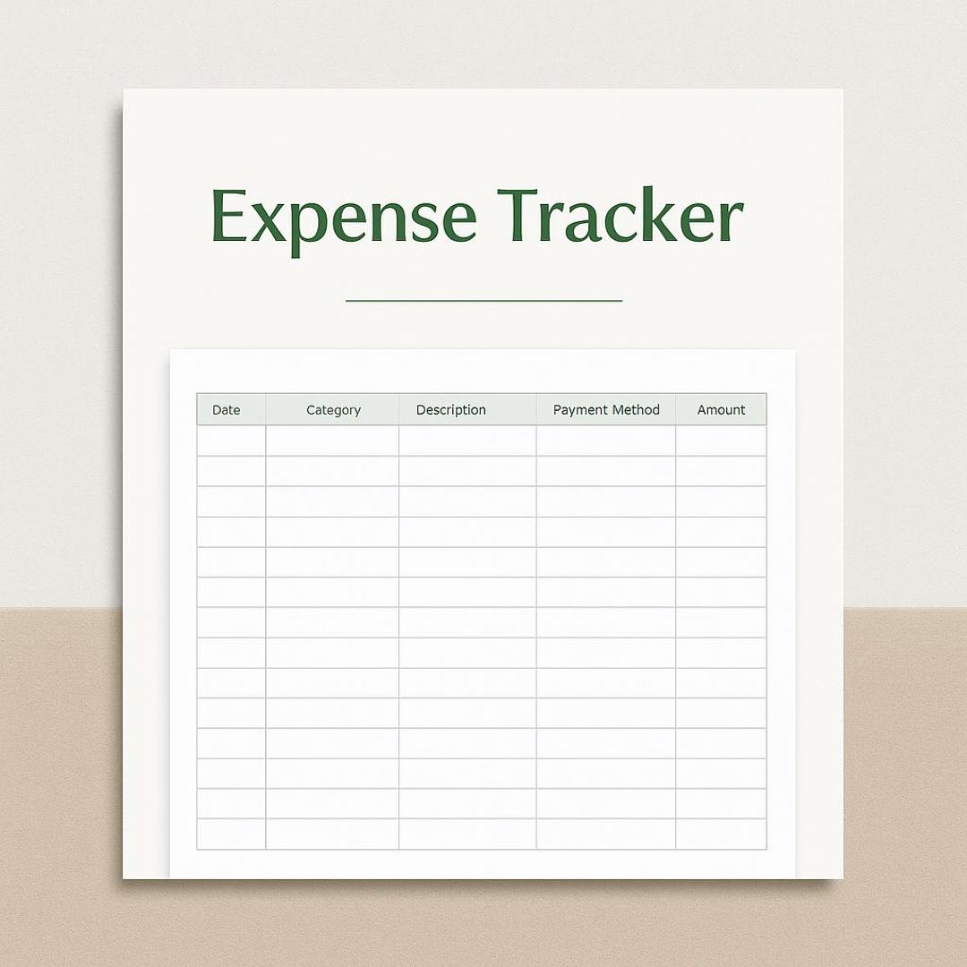 Small Business Expense Tracker: Excel Template Spreadsheet - Etsy