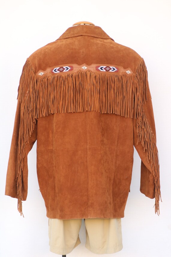 Beautiful mens leather jacket with fancy bead work an… - Gem