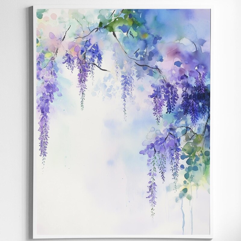 Wisteria Wall Art - Etsy