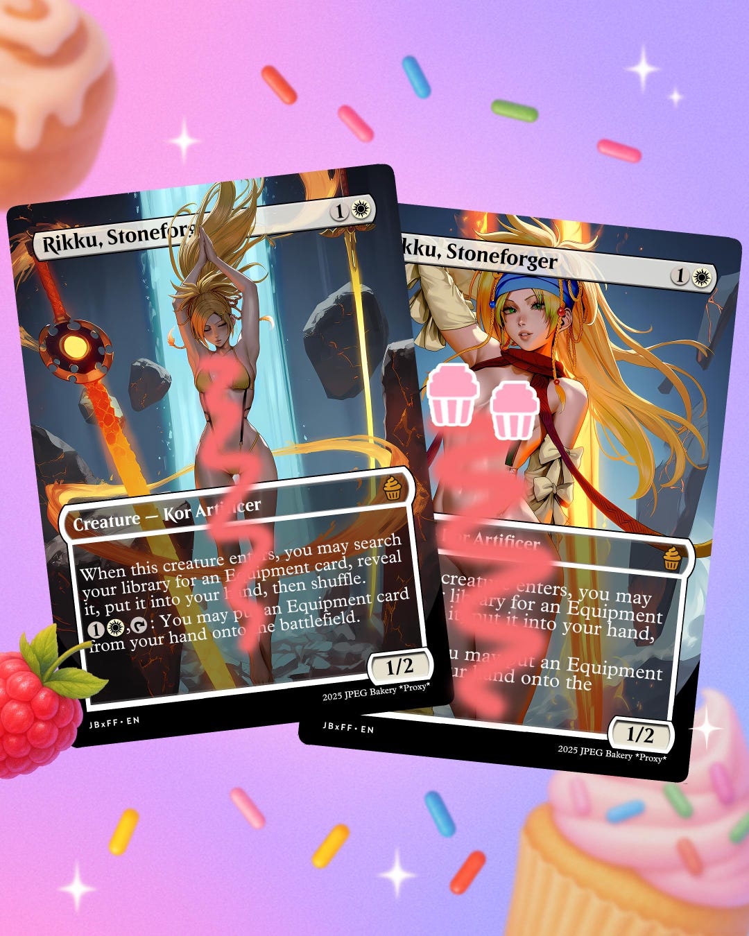 Stoneforge Mystic X Rikku | MTG X Final Fantasy Proxy Card - Etsy