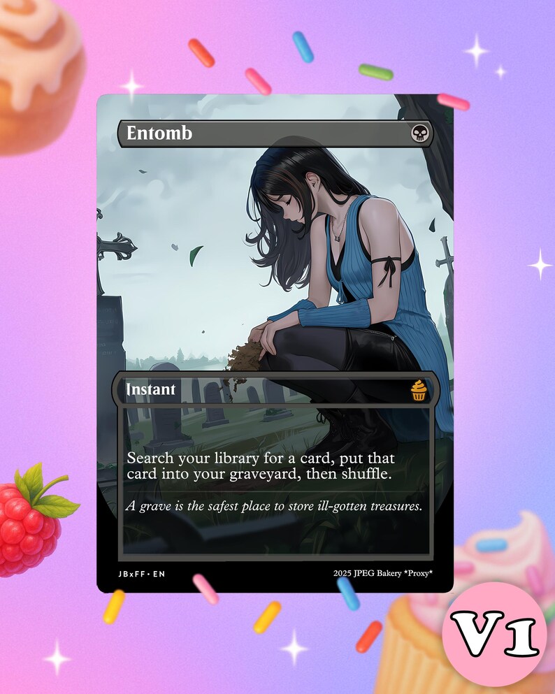 Entomb X Rinoa | MTG X Final Fantasy Proxy Card - Etsy
