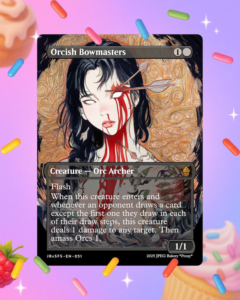 Orcish Bowmasters X Junji Ito Horror Art | Premium Proxy Card EDH - Etsy