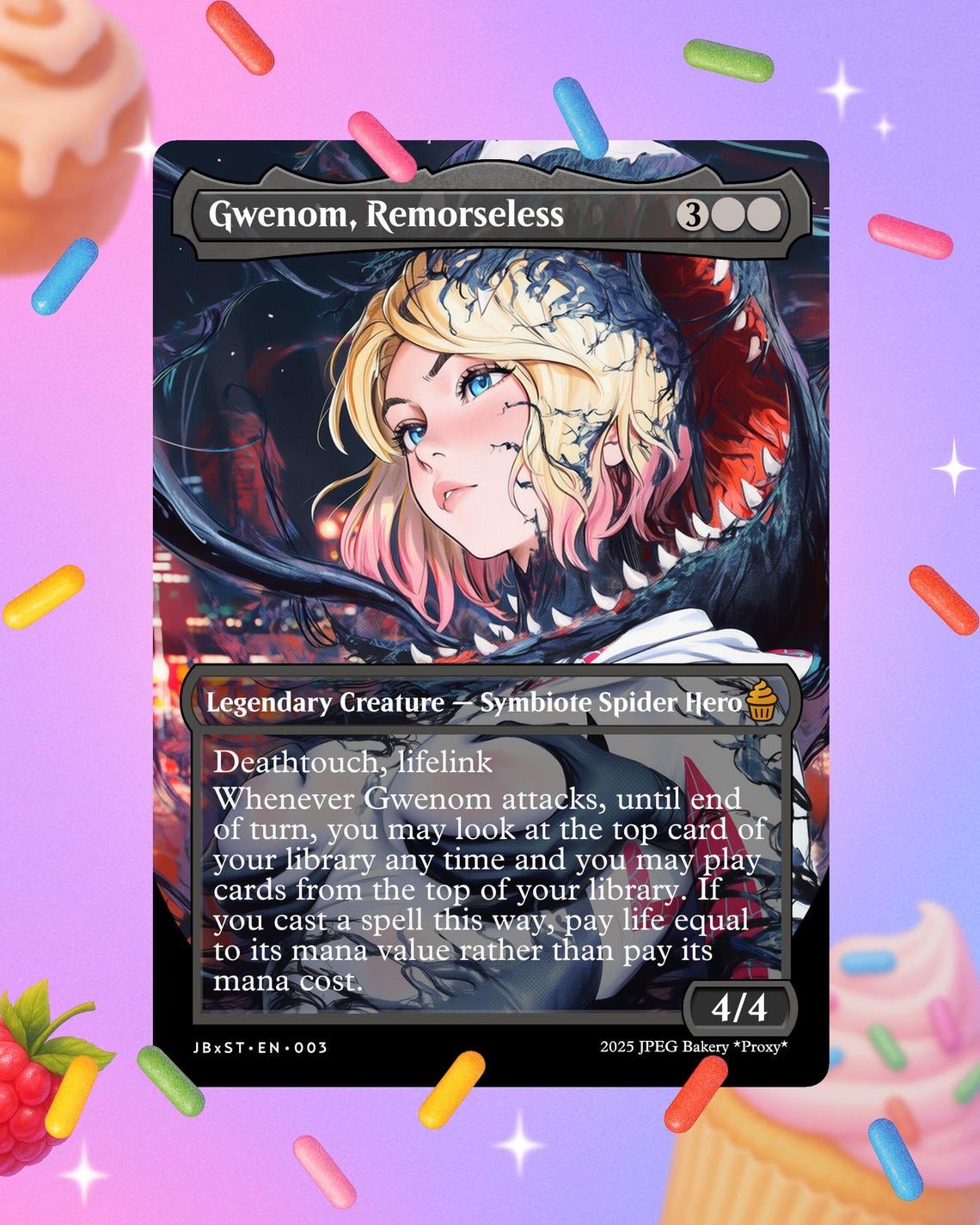 Gwenom, Remorseless | Premium Proxy Art Card EDH - Etsy