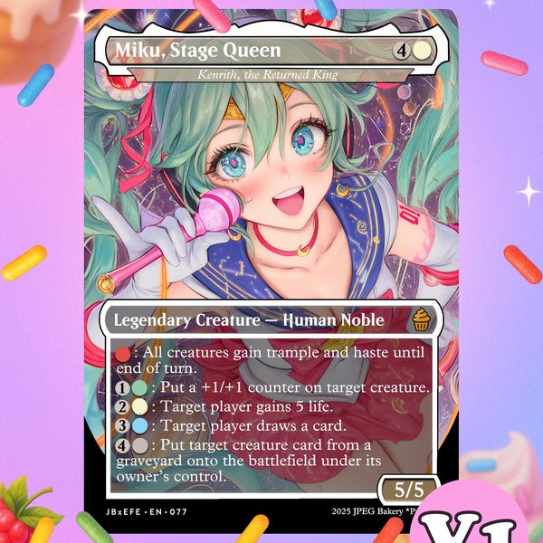 Mtg Miku Proxy Cards - Etsy