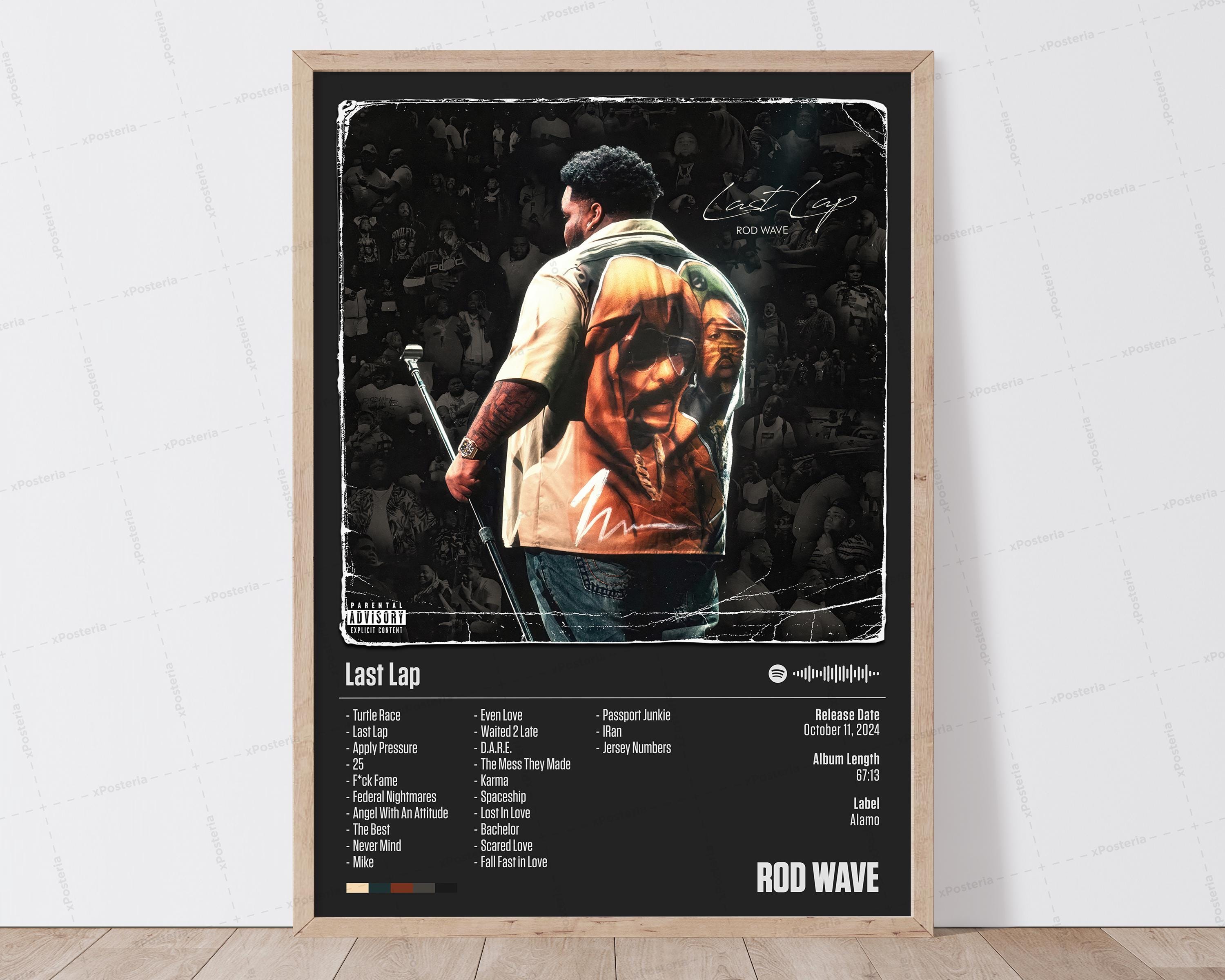 Rod Wave Poster | Last Lap Poster | Music Poster | Tracklist Poster ...