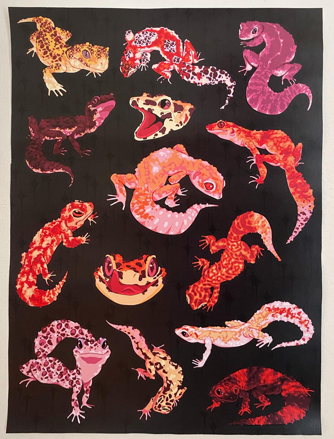 Leopard Gecko Poster Print - Etsy