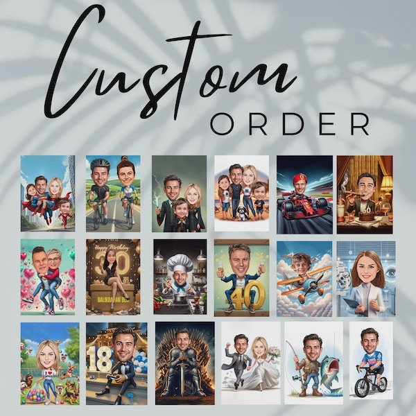 Funny Order Cartoons - Etsy